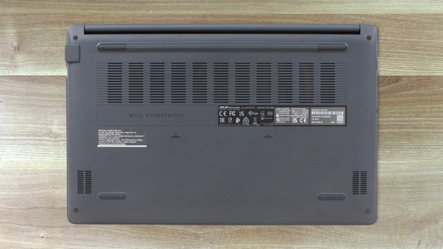 ASUS ExpertBook B1 (B1503) review - Business Device Tuned for Comfort ...