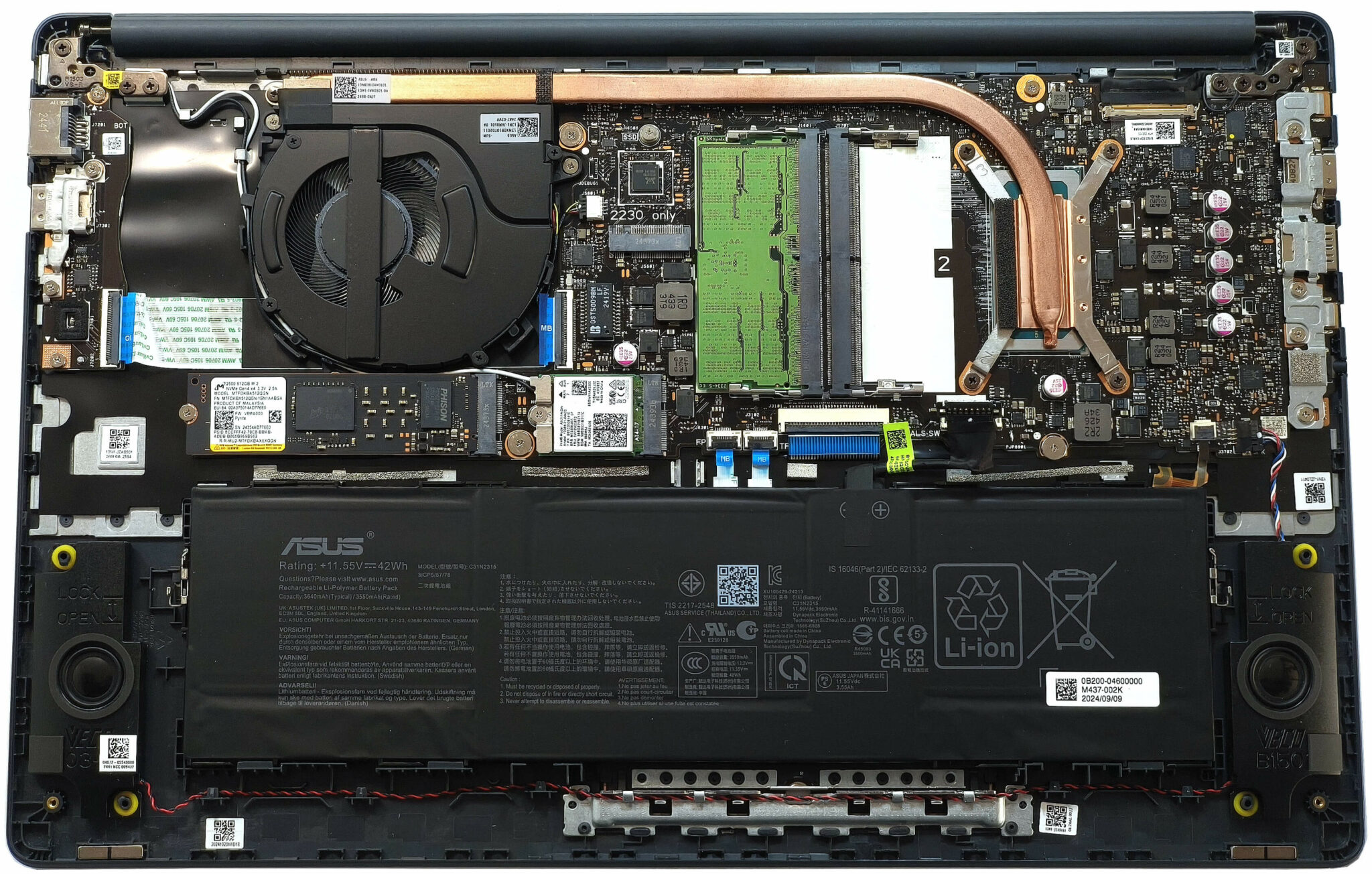 How to open ASUS ExpertBook B1 (B1503) – disassembly and upgrade ...