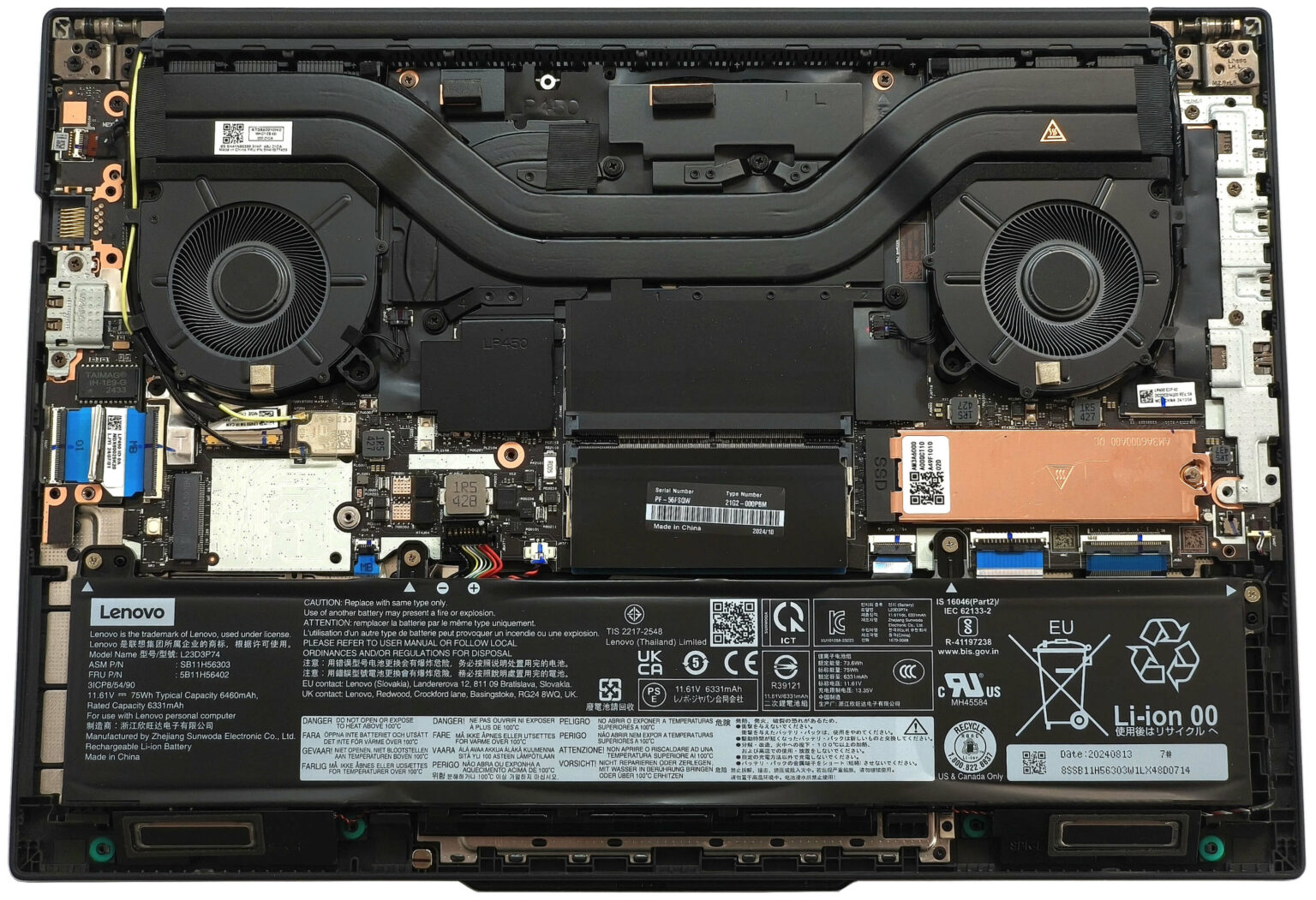How to open Lenovo ThinkPad P14s Gen 5 – disassembly and upgrade ...