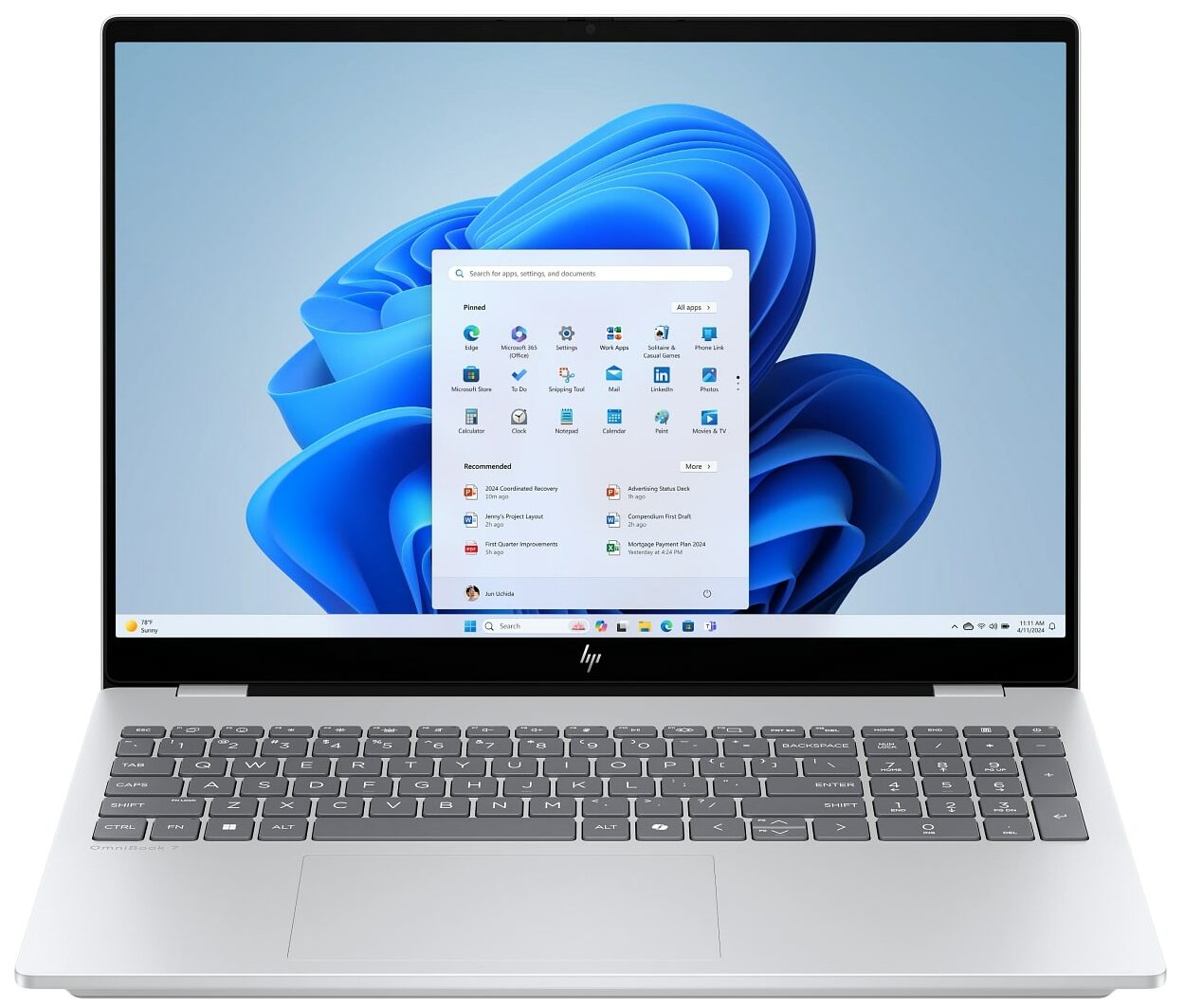 HP OmniBook 7 - Core Ultra 7 255H · RTX 4050 · 16.0″, 2K (2048 x 1280 ...