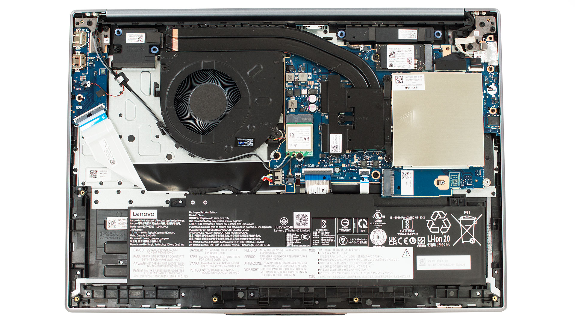 How to open Lenovo IdeaPad Slim 5i (16", Gen 10) – disassembly and ...