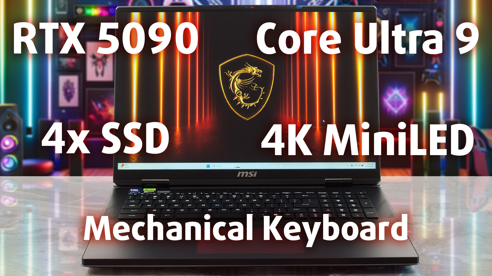 MSI Titan 18 HX A2XW Review - How Much Power Do You Want? Yes ...