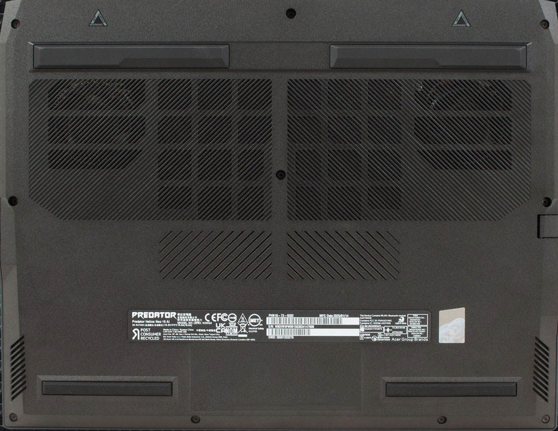 How to open Acer Predator Helios Neo 16 AI (PHN16-73) – disassembly and ...