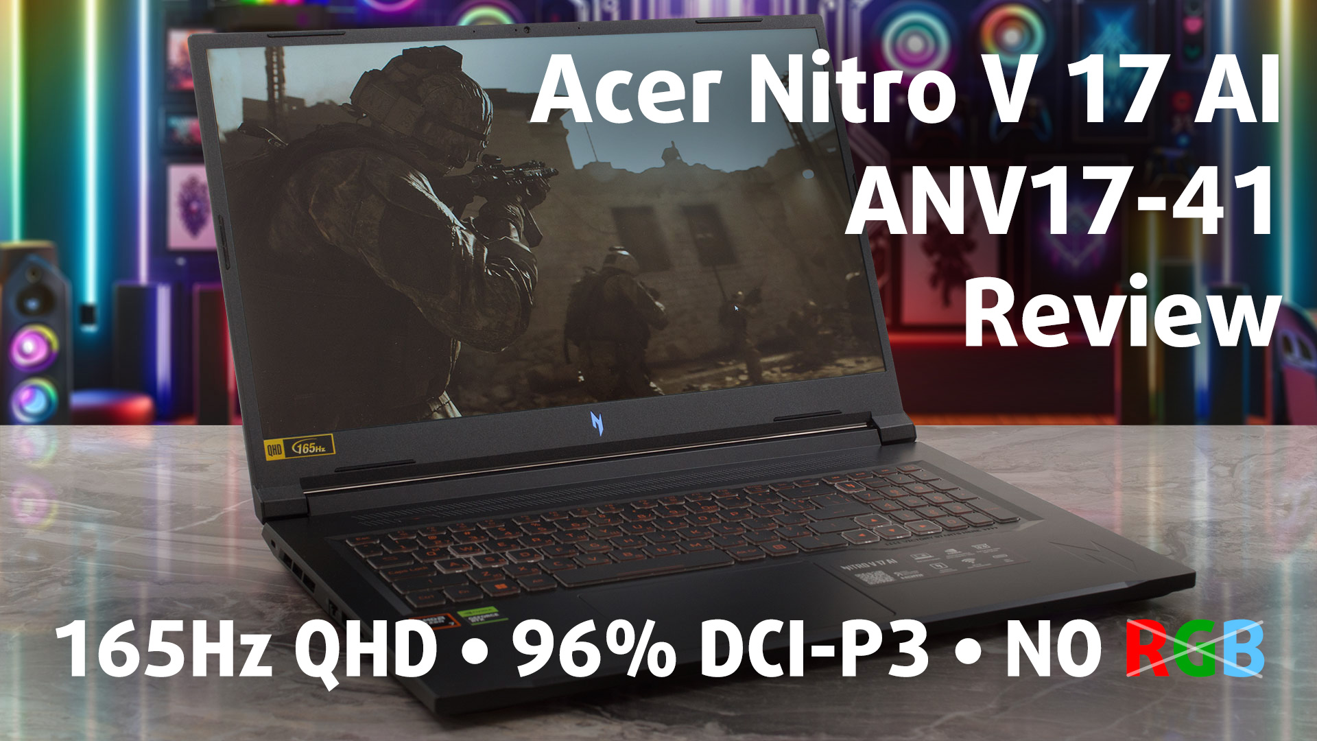 Acer Nitro V 17 AI (ANV17-41) Review - They Detuned It on Purpose… And ...