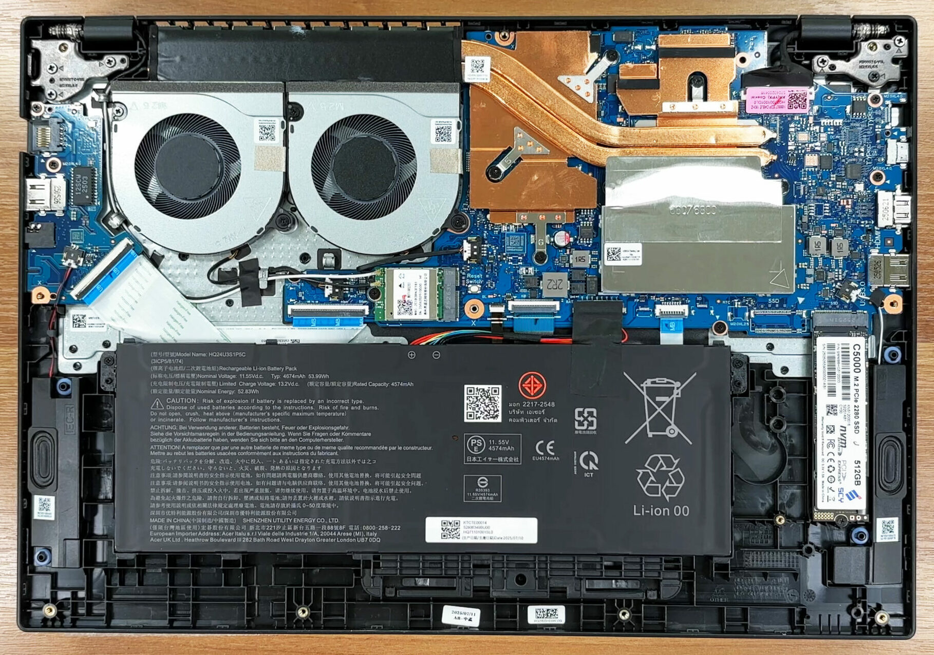 How to open Acer Nitro Lite 16 (NL16-71G) – disassembly and upgrade ...