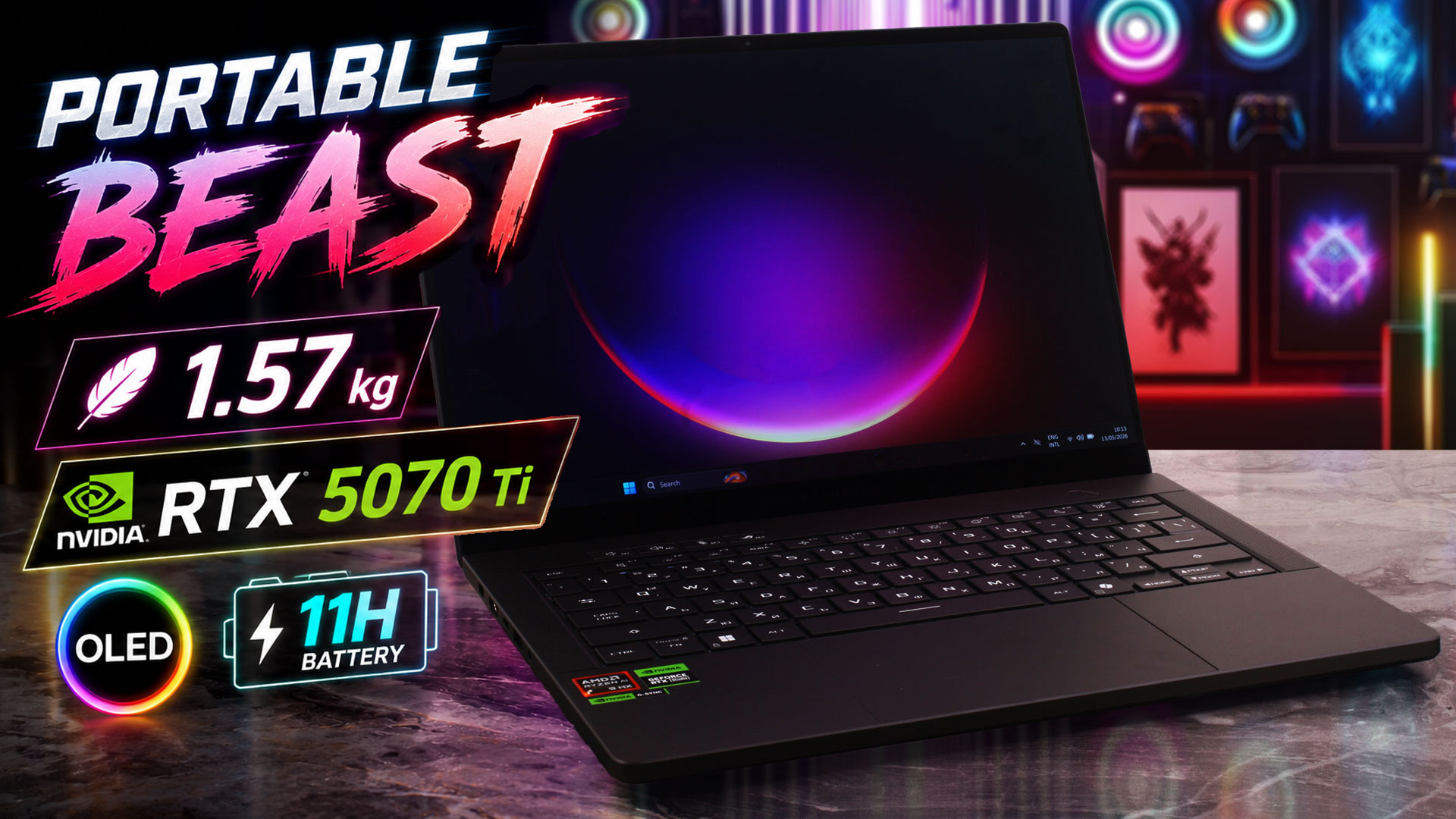 ASUS ROG Zephyrus G14 (GA403, Ryzen AI 300) review - RTX 5070 Ti, OLED ...