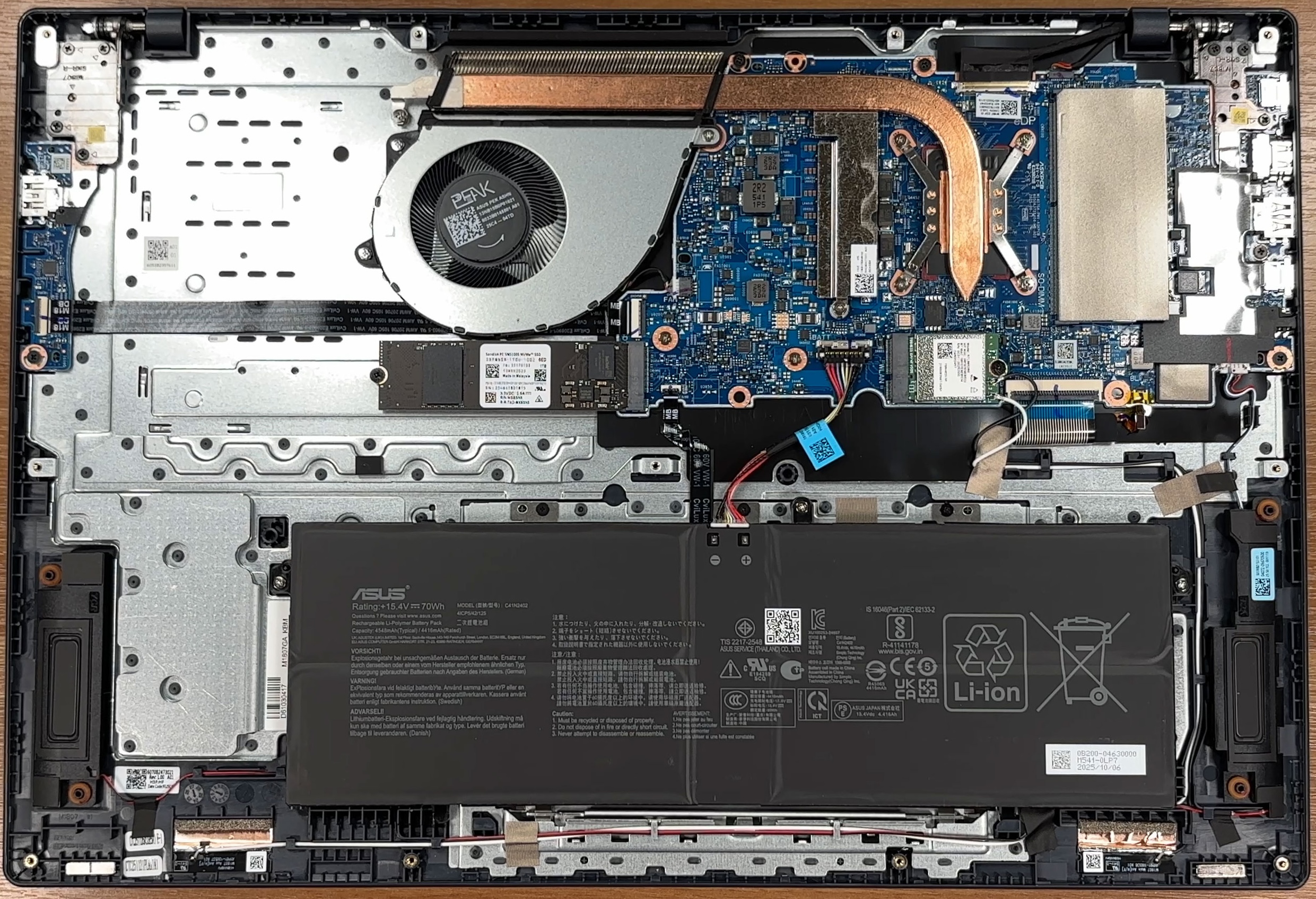 How to open ASUS Vivobook 18 (M1807) – disassembly and upgrade options ...